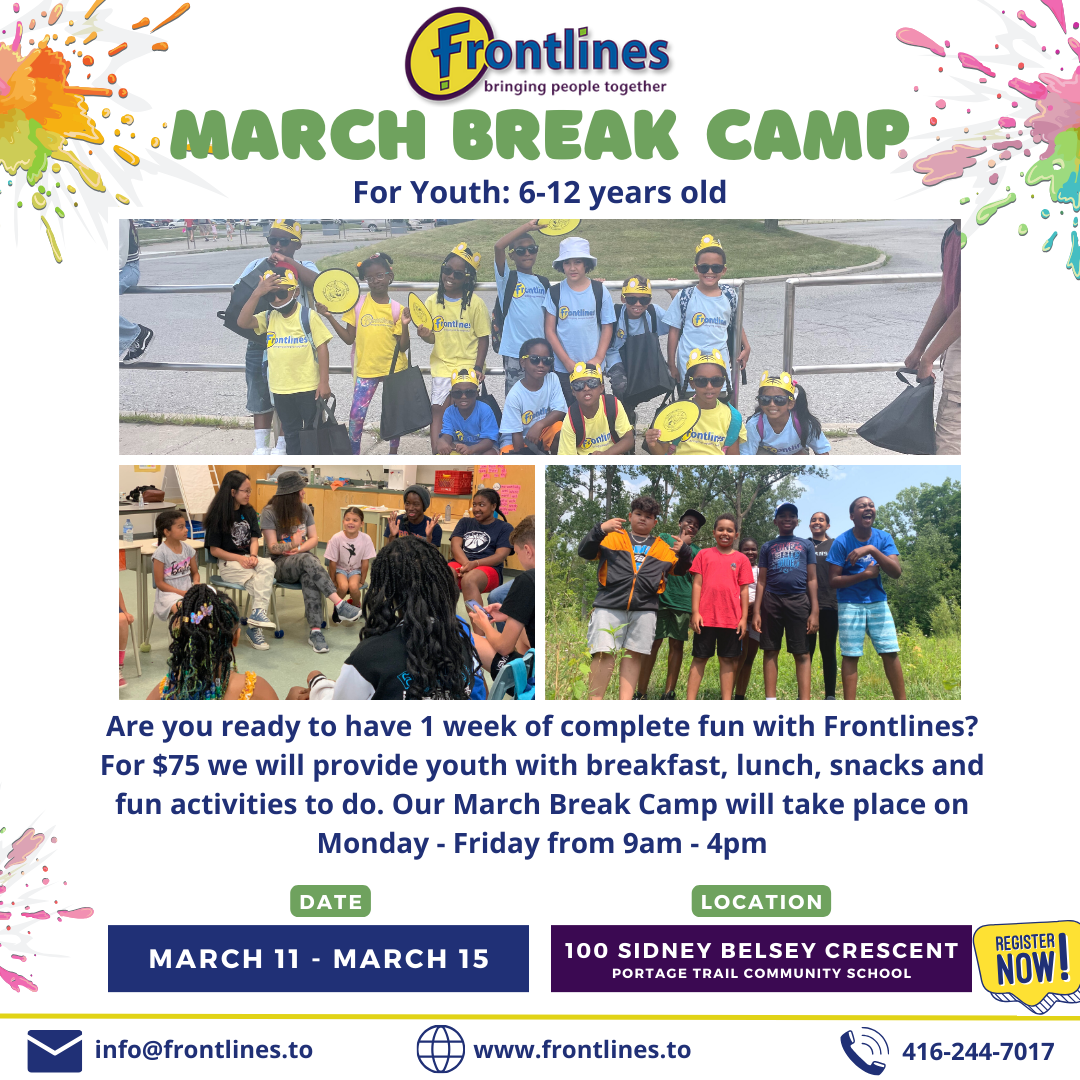 March Break Camp is Starting Soon | Frontlines Toronto