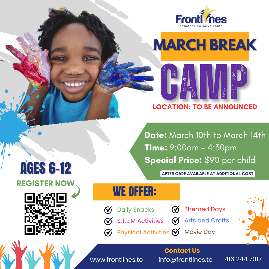 March Break Camp Registration Is Open! | Frontlines Toronto